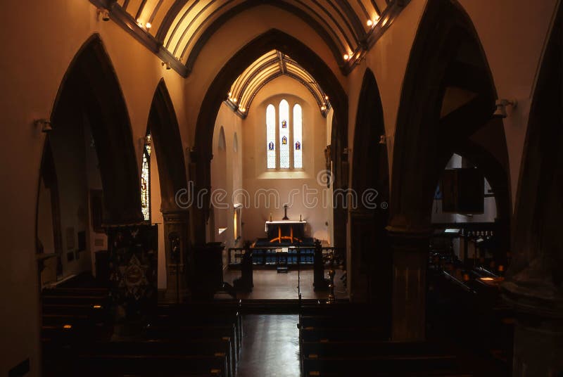 British Church editorial image. Image of glass, medeival - 66865770