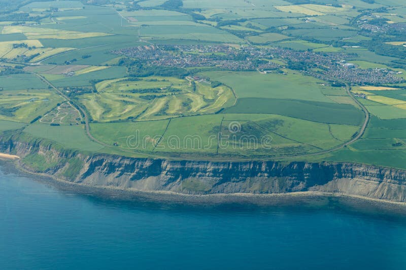 British Coast from Above stock photo. Image of sand - 284705860