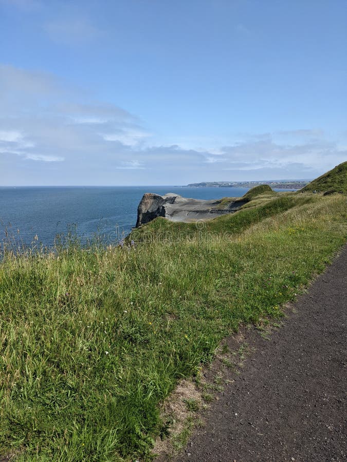British Coastline Sun Sea Landscape Stock Image - Image of country ...