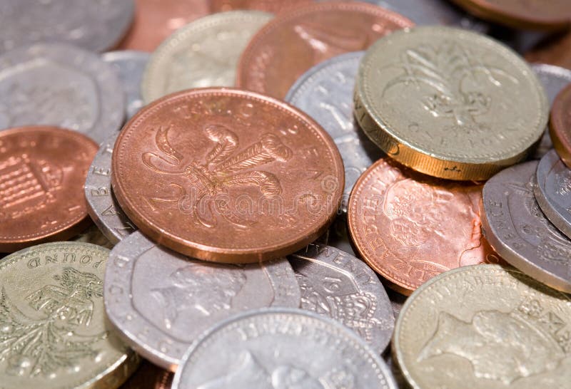 British coins editorial photography. Image of queen, quarter - 1327532