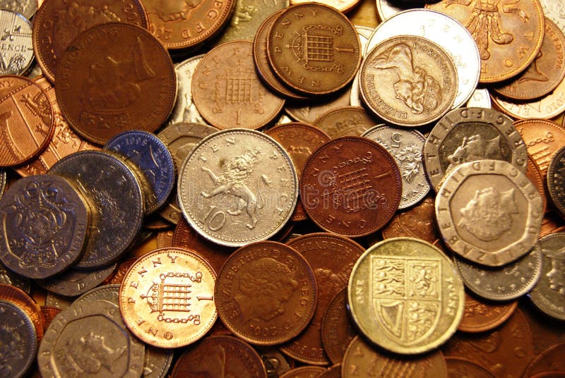 British coins: tails stock photo. Image of heads, head - 2963048