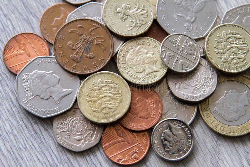 British coins editorial stock photo. Image of five, earning - 98401638