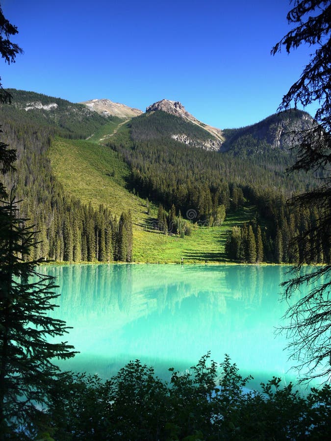 British Columbia, Emerald Lake, Yoho NP Stock Photo - Image of resort ...