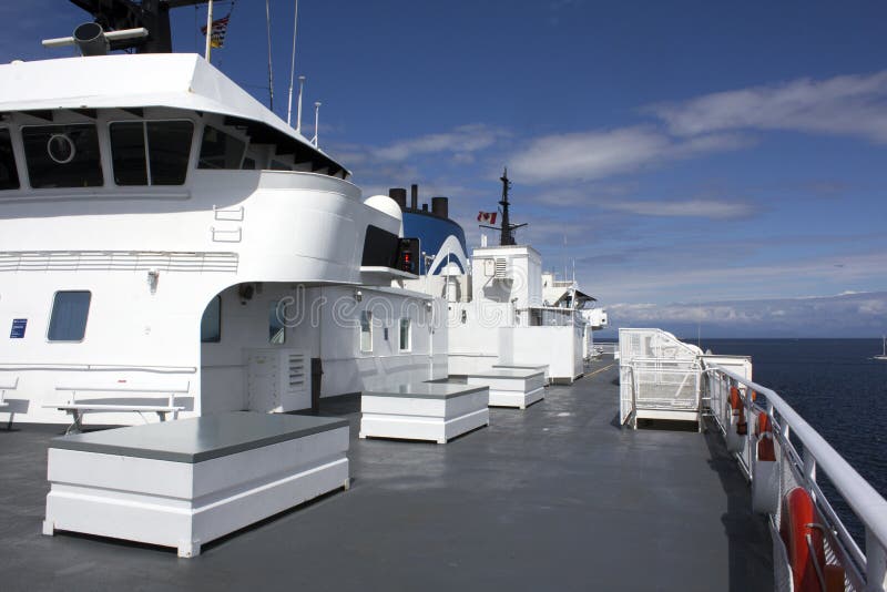 British Columbia Ferry Deck Editorial Image - Image of british ...