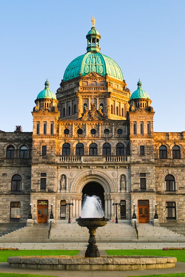 British Columbia Parliament Stock Image - Image of legislature ...
