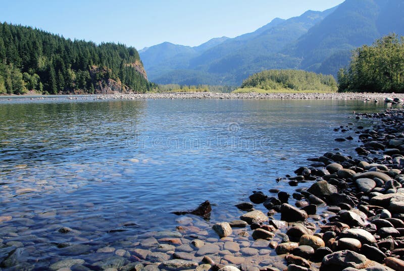 British Columbia S Fraser River Stock Image - Image of shore, canadian ...