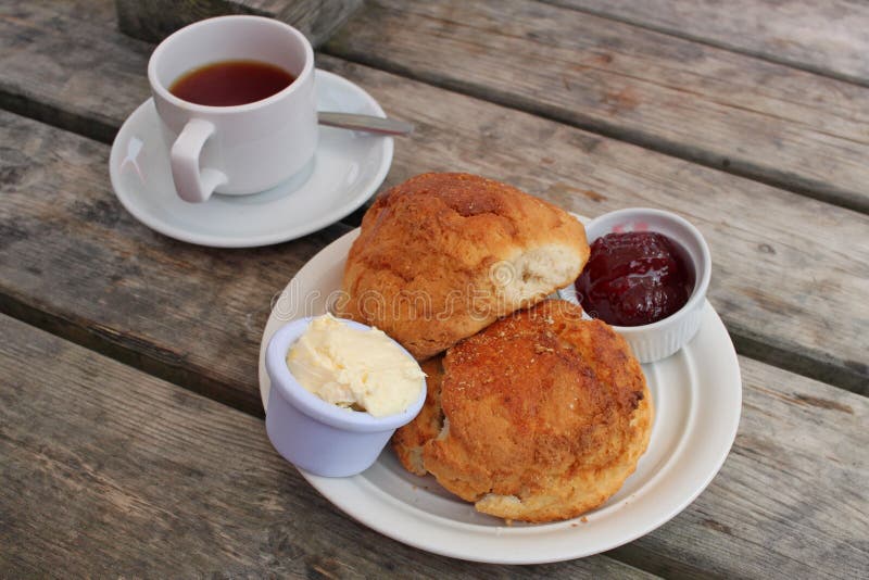 British cream tea stock image. Image of british, cream - 95260345