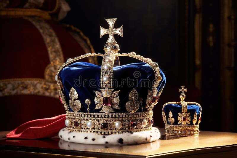 A British Crown. Generative AI Stock Illustration - Illustration of ...