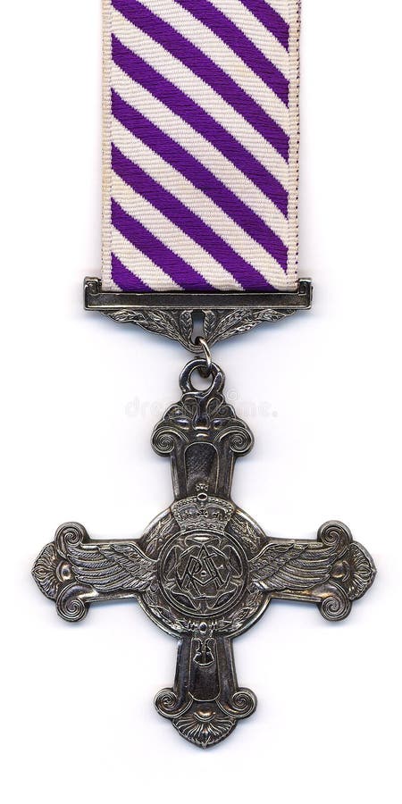 British DFC - Post 1919 Ribbon Stock Image - Image of military ...