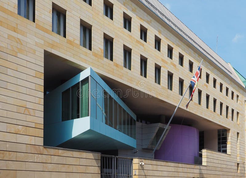 British Embassy in Berlin stock photo. Image of deutschland - 225936232