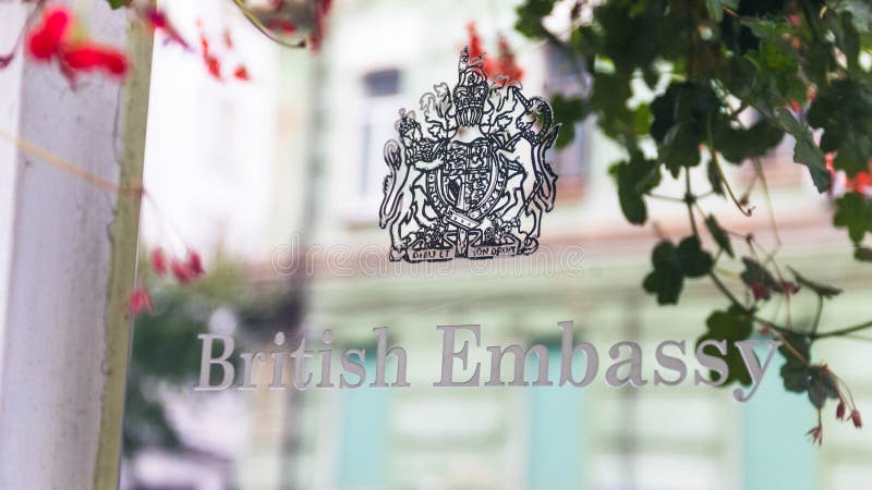 British Embassy in Ukraine editorial image. Image of building - 161045975