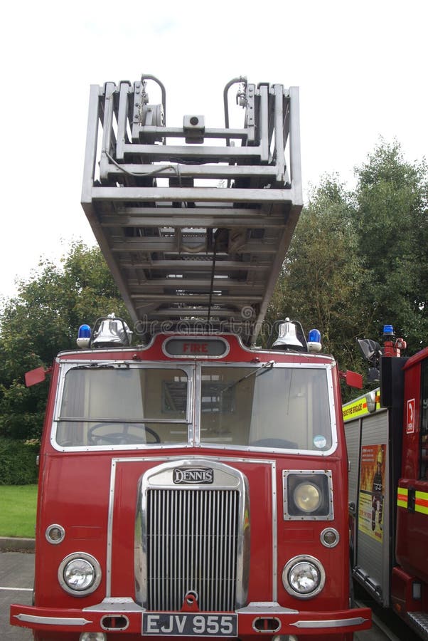 Vintage Fire Engine, Fire Appliance Editorial Image - Image of vintage ...