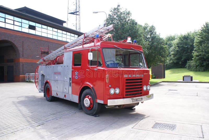 Vintage Fire Engine, Fire Appliance Editorial Photo - Image of ...
