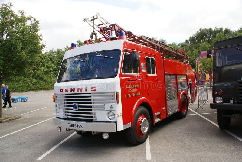 Vintage Fire Engine, Fire Appliance Editorial Stock Image - Image of ...