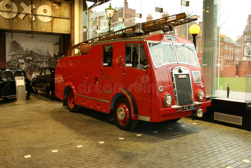 Vintage Fire Engine, Fire Appliance Editorial Stock Photo - Image of ...