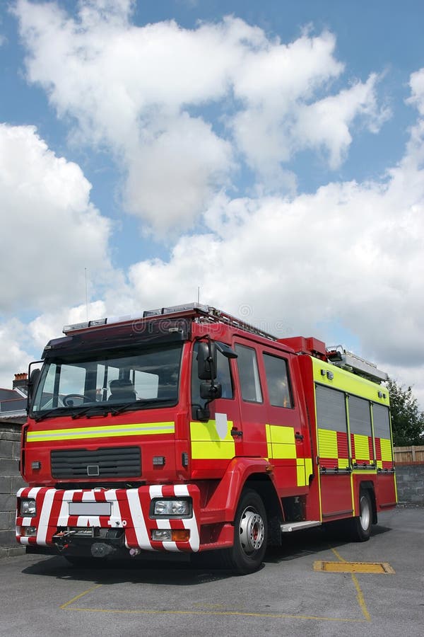 British Fire Engine stock image. Image of stationary, services - 4279699