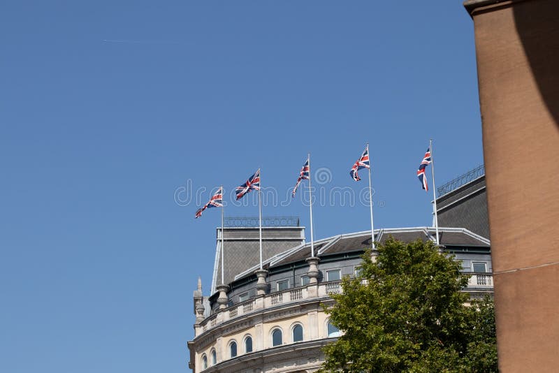 Flags With Building Picture. Image: 1156267