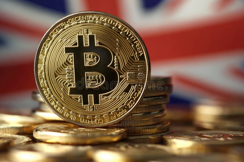 British Flag Coins Pile stock photo. Image of currency - 377788596