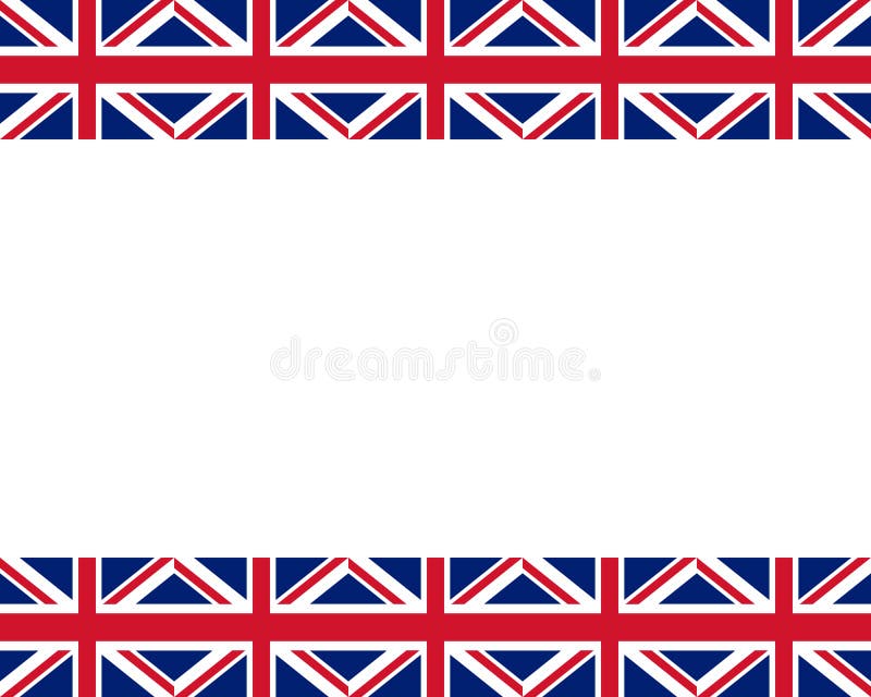 British Flag with Copy Space Stock Vector - Illustration of union ...