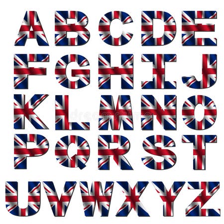 British Flag Letters Stock Illustrations – 197 British Flag Letters ...