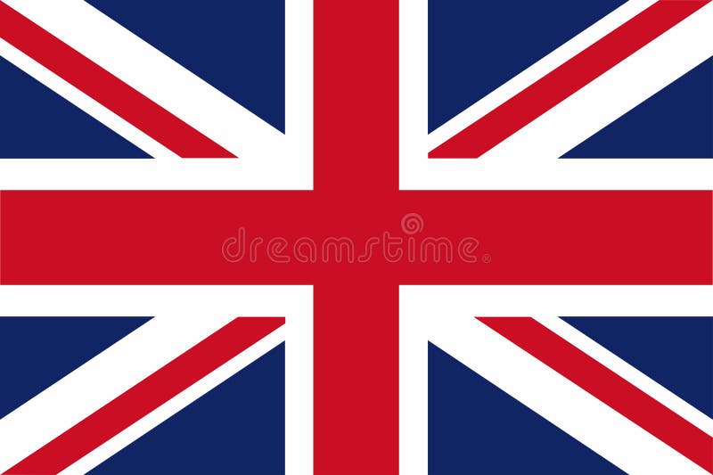 The British Flag High Quality Vector Stock Vector - Illustration of ...