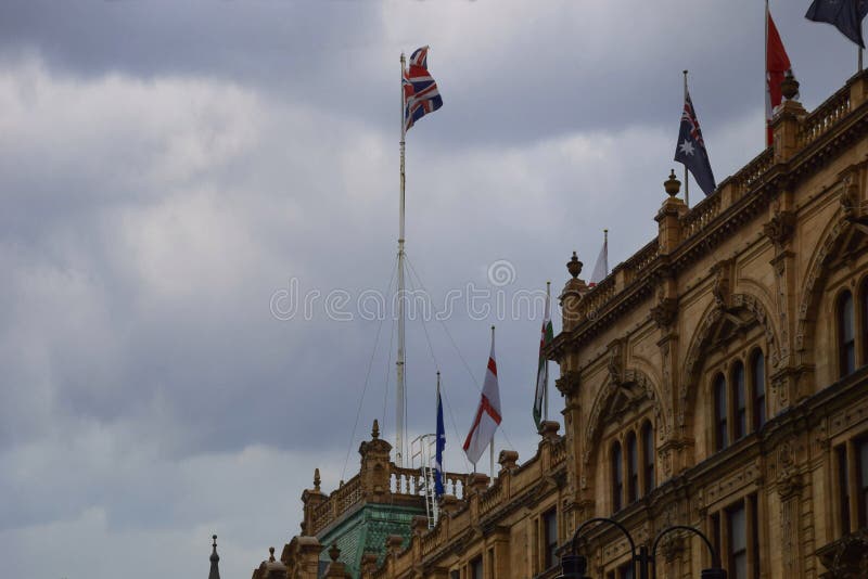British flag stock image. Image of european, gothic, garden - 80076311