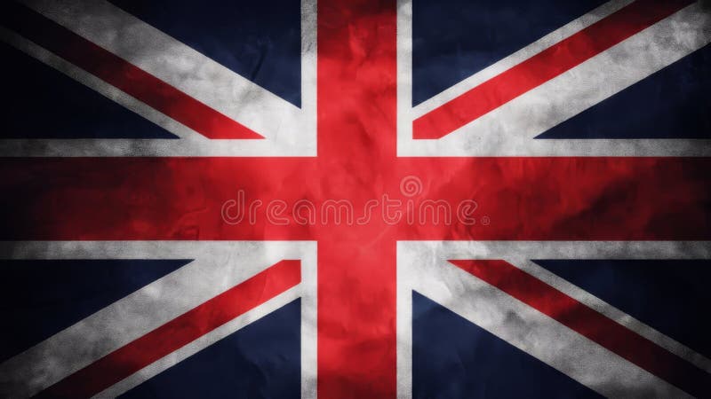 British Flag Serving As a Patriotic Background Stock Illustration ...