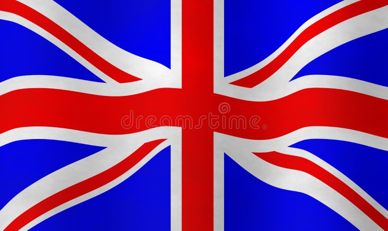 British Flag Union Jack stock illustration. Illustration of lines ...