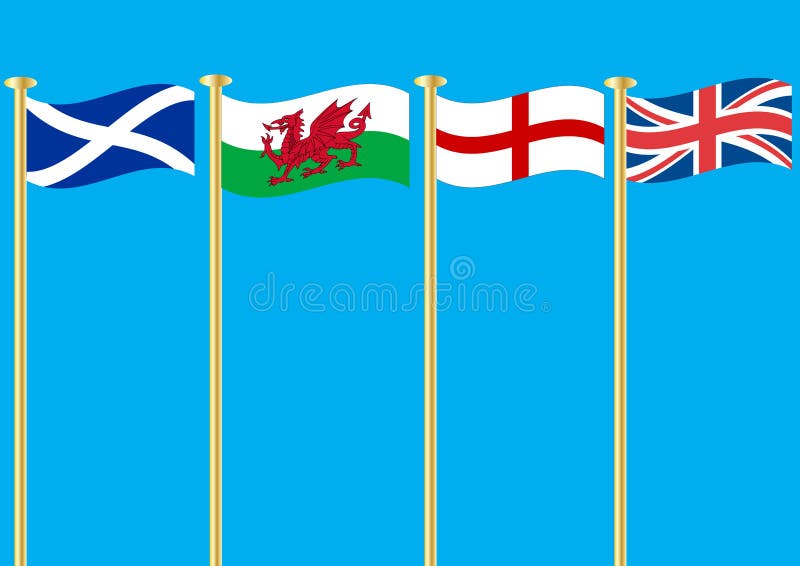 British Flags stock vector. Illustration of great, kingdom - 24496133