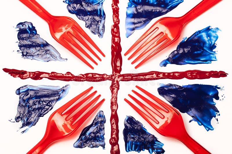 British Food stock image. Image of forks, union, white - 11488615