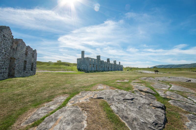 British Fort at Crown Point Stock Image - Image of fort, britain: 60213841