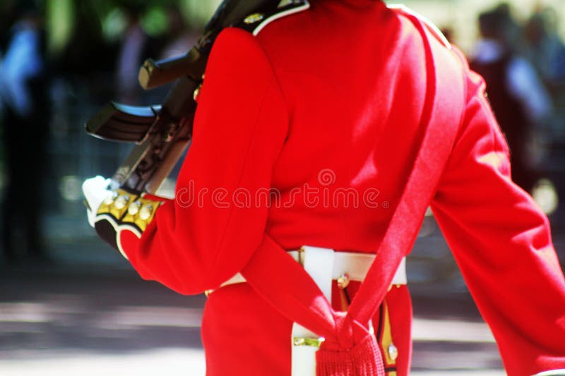 British Guardsman during Trooping the Colour London England Editorial ...