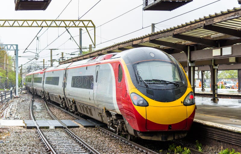 High Speed Train In England Stock Image - Image of ride, fast: 10019693