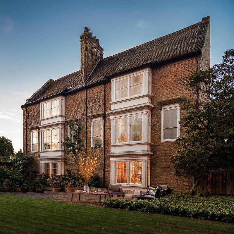 British House, AI Generated Stock Illustration - Illustration of ...