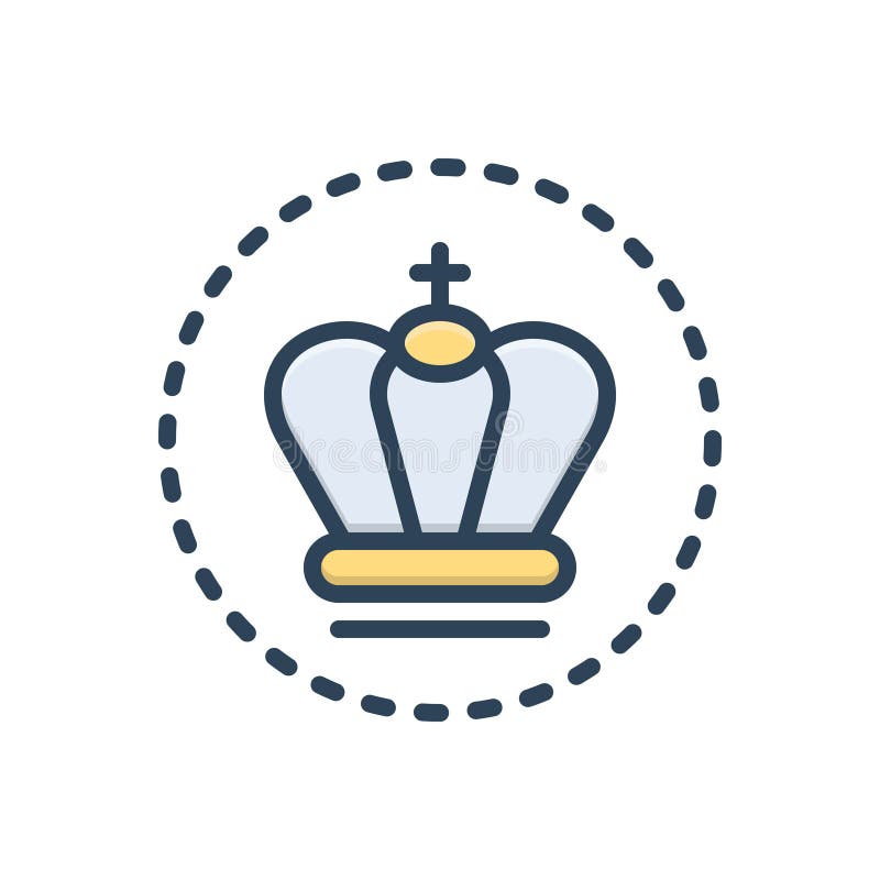 Color Illustration Icon for British, Crown and Country Stock Vector ...