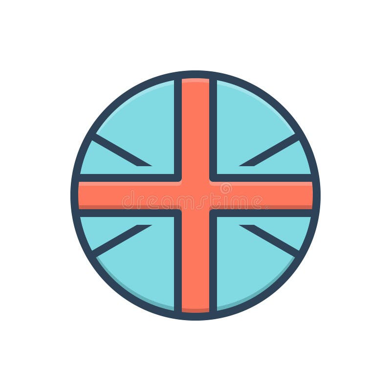 Color Illustration Icon for British, Union and Country Stock Vector ...