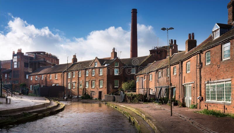 British Industrial Revolution Slums, AI Generated Stock Illustration ...