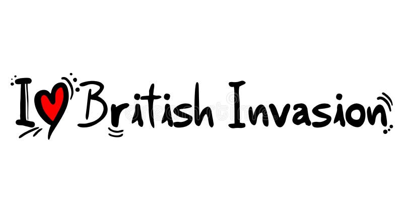 British Invasion Music Style Stock Vector - Illustration of symbol ...