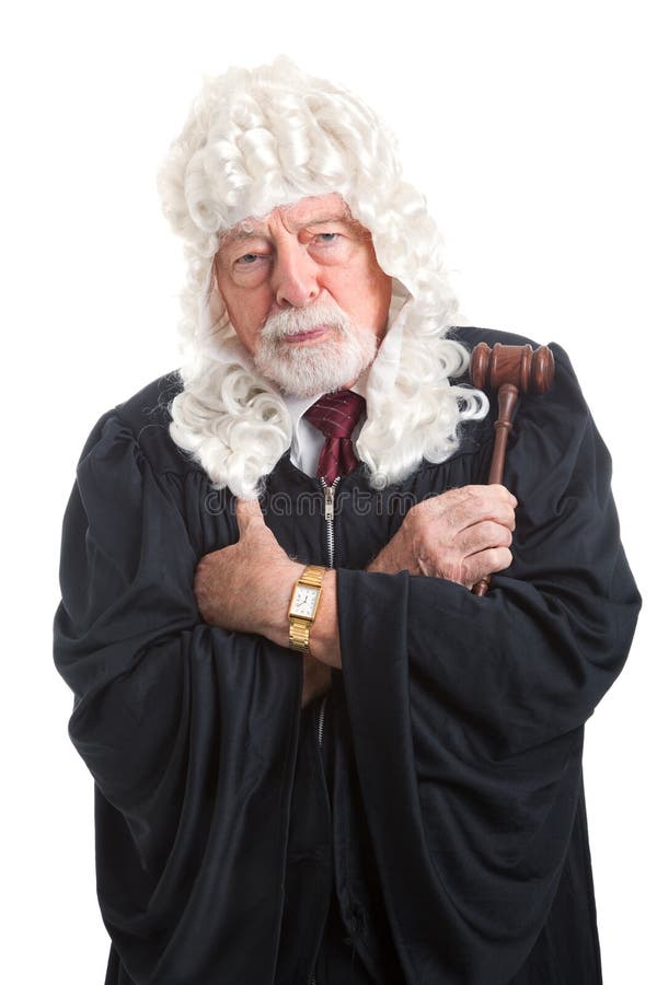 British Judge Frustrated and Angry Stock Image - Image of frustration ...