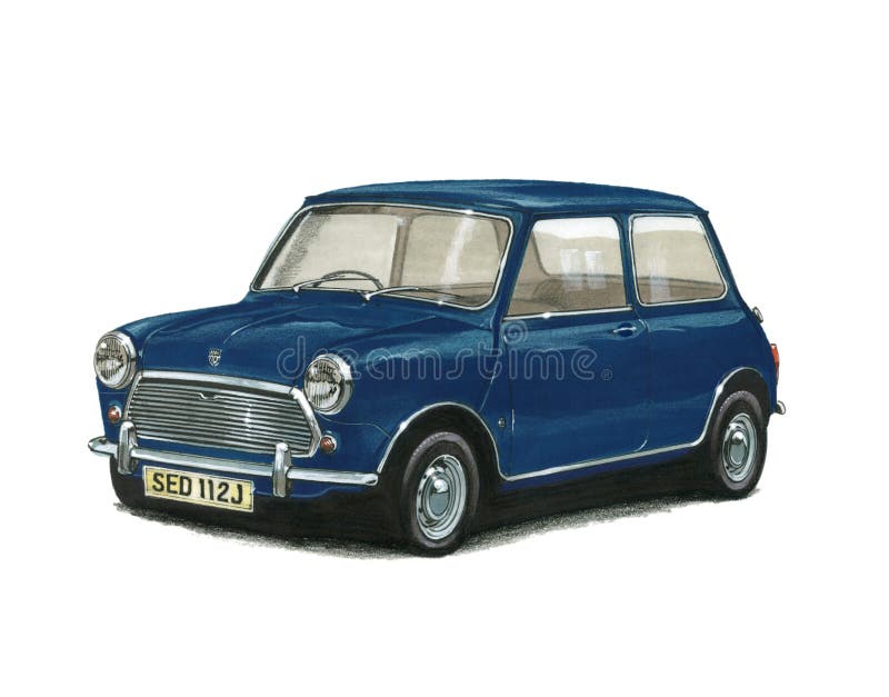 British Leyland Mini 1000 editorial photo. Illustration of shine - 43276031