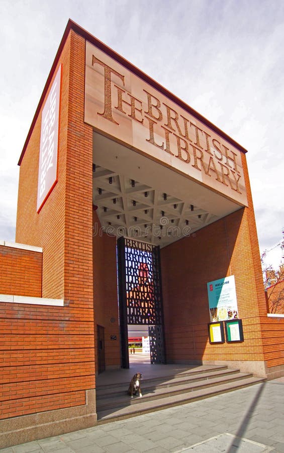 British Library editorial stock image. Image of entrance - 29500699