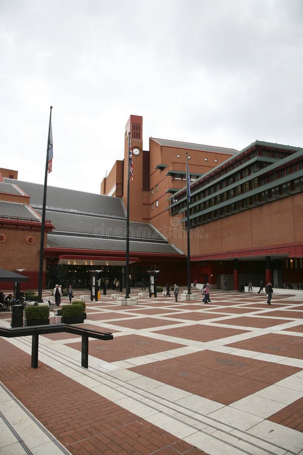 The British Library - Exterior Editorial Stock Image - Image of outside ...