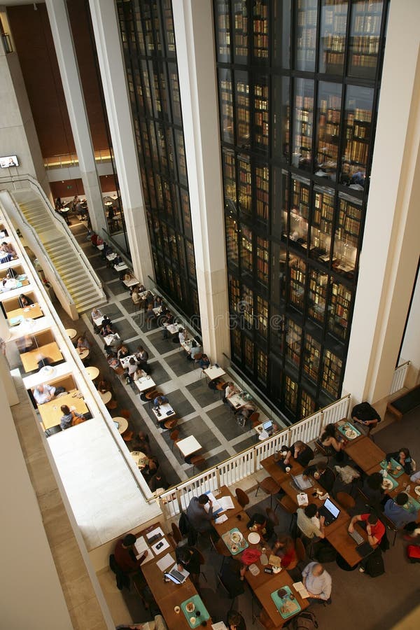 The British Library - Interior Editorial Image - Image of concourse ...