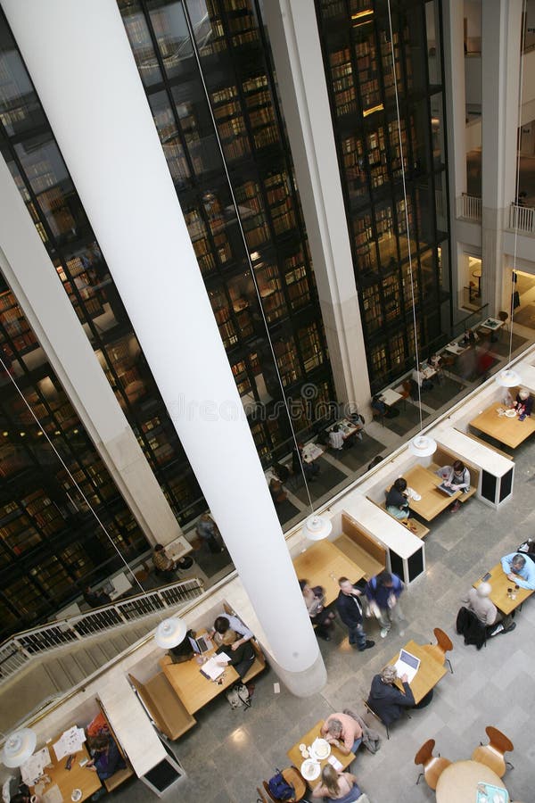 The British Library - Interior Editorial Image - Image of concourse ...