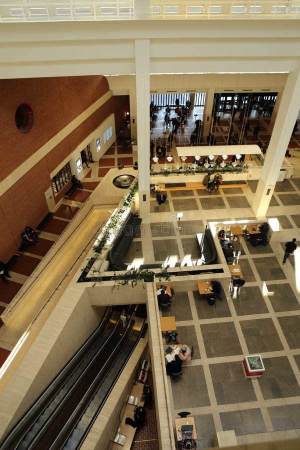 The British Library - Interior Editorial Image - Image of data ...