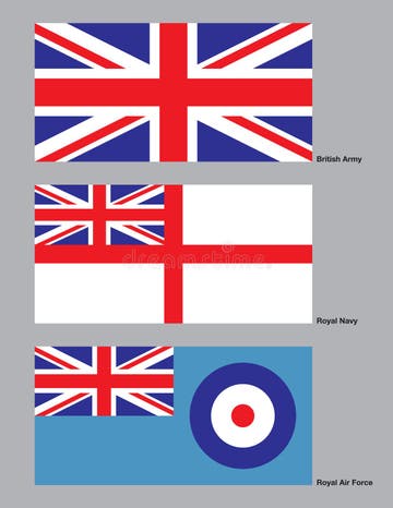 British Military Flags stock vector. Illustration of naval - 1449457