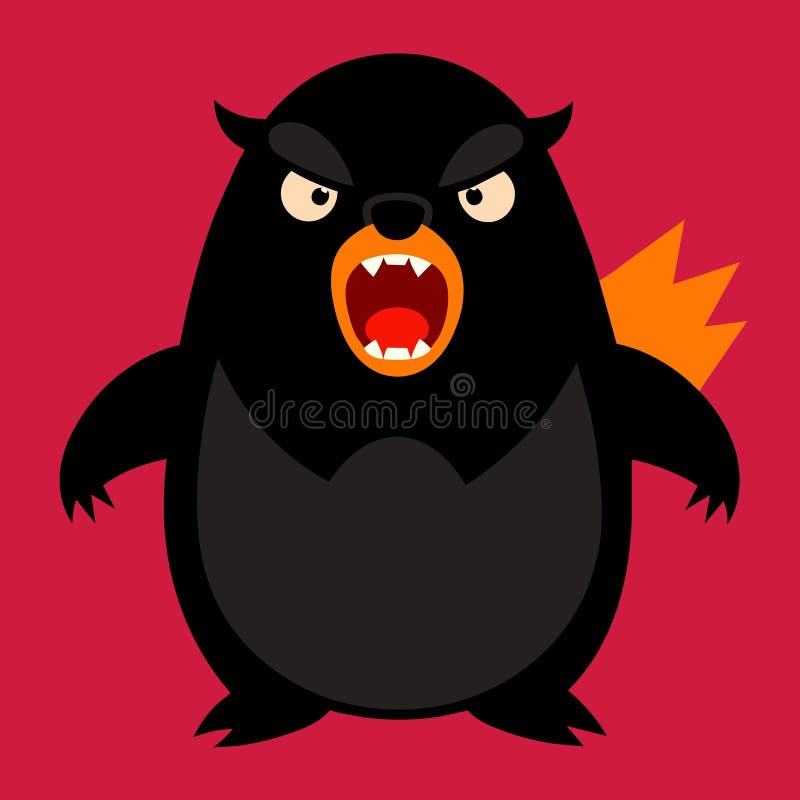 British Mole Angry Icon Vector Illustration Stock Vector - Illustration ...