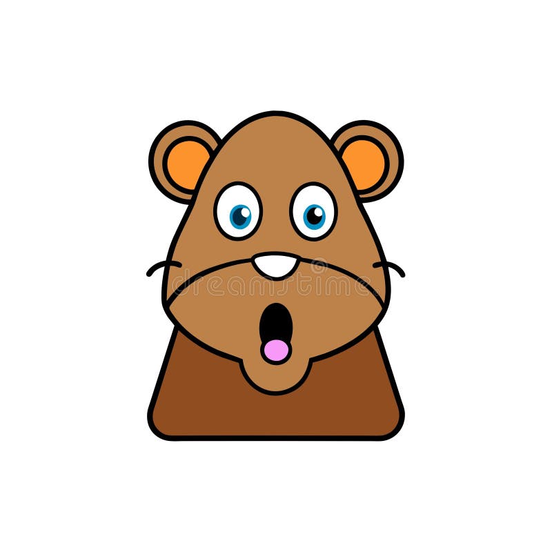 British Mouse Knocks Icon Vector Illustration Stock Vector ...