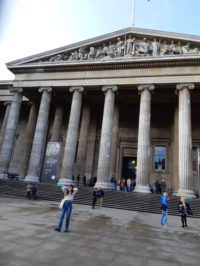 British Museum London England Redaktionelles Stockfoto - Bild von ...