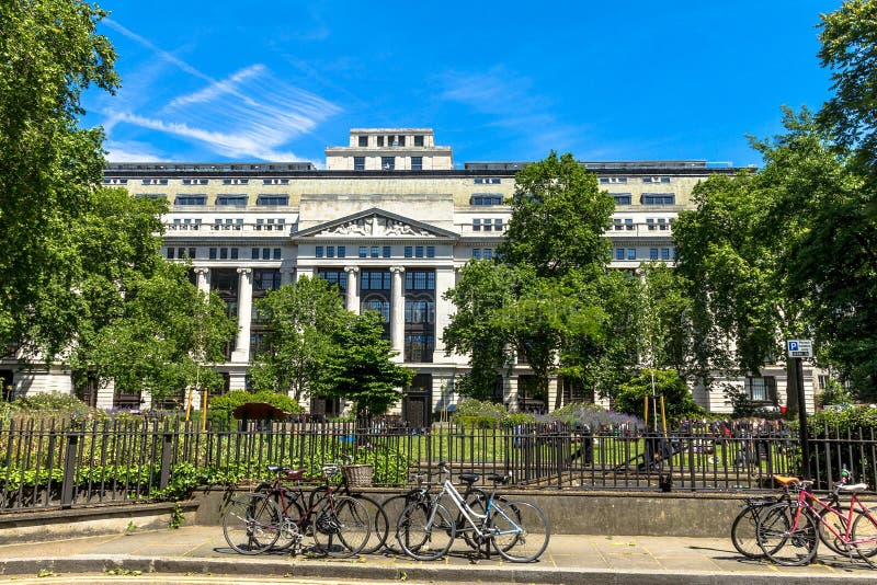 British Museum Side View. London. UK Stock Image - Image of front ...